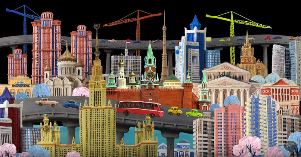 Мультфильм о Москве